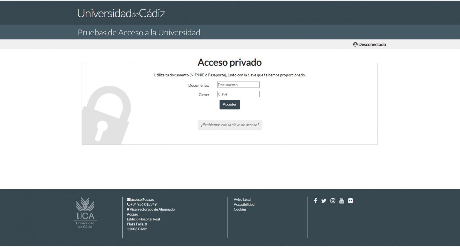 Nuevo Portal del Alumno PAU – Área de Sistemas de la Información